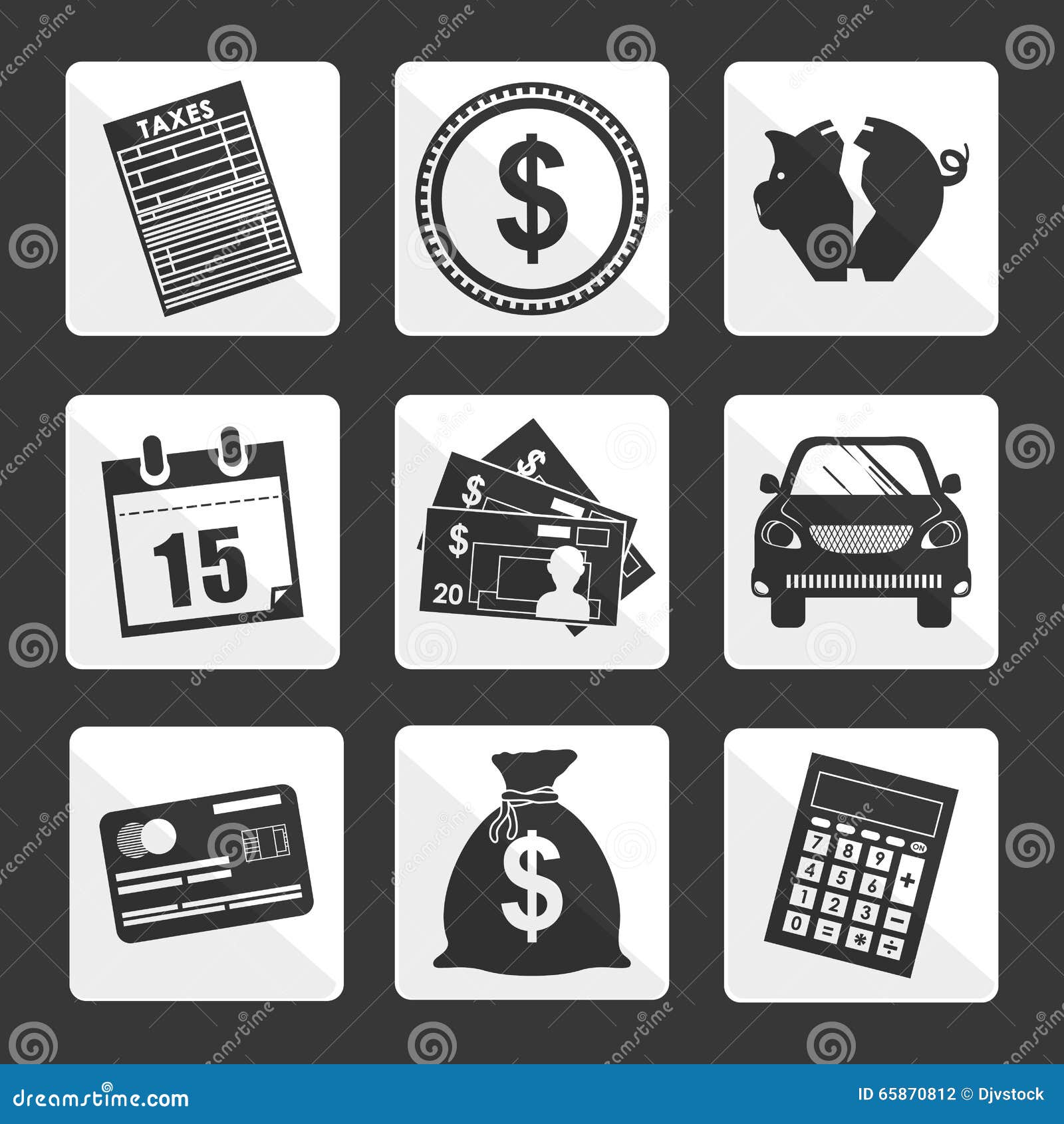 Pay taxes graphic design stock vector. Illustration of accounting ...