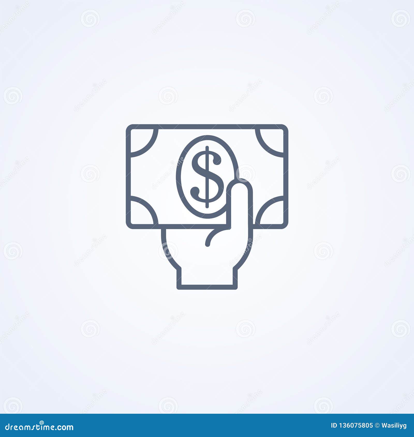 Pay vector icon stock vector. Illustration of customer - 136075805