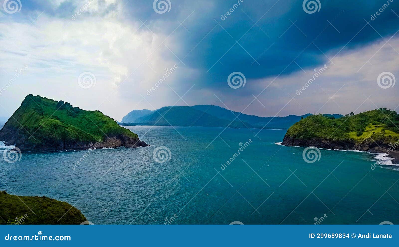 Payangan Beach in Jember stock photo. Image of regency - 299689834