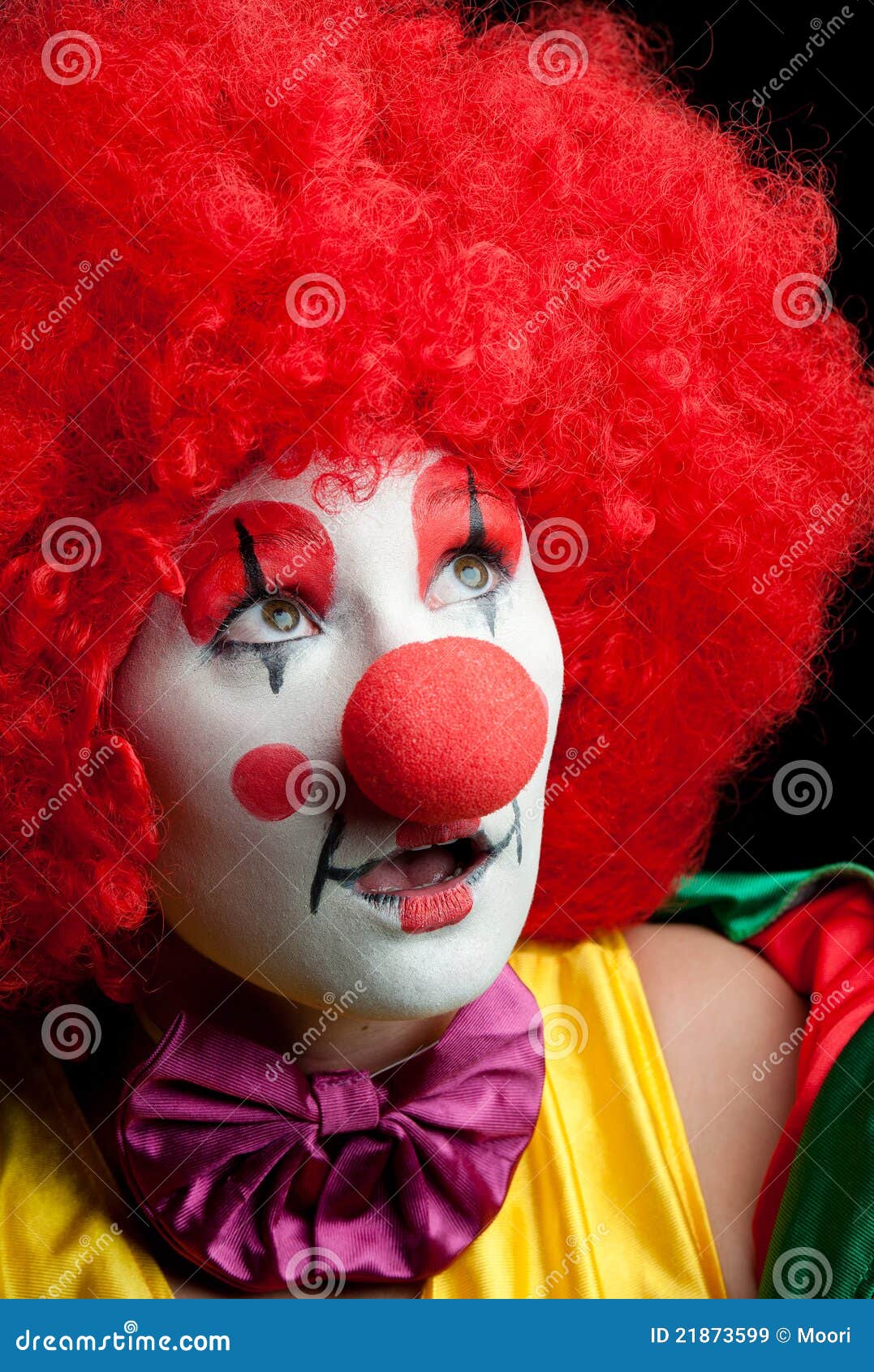 Payaso colorido imagen de archivo. Imagen de circo, maquillaje - 21873599