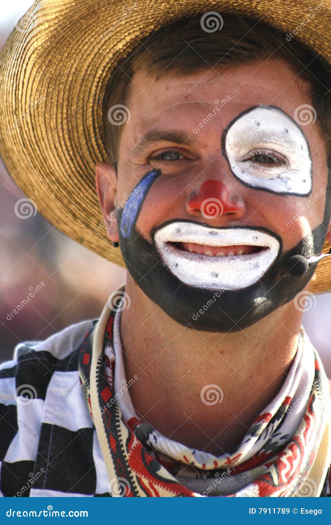 Payaso del rodeo imagen de archivo editorial. Imagen de impudente - 7911789