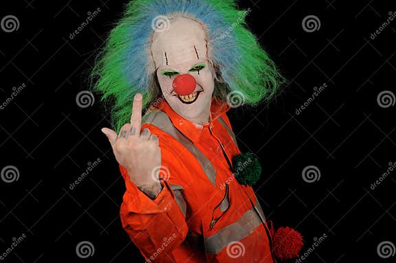 Payaso grosero imagen de archivo. Imagen de presentado - 8000499