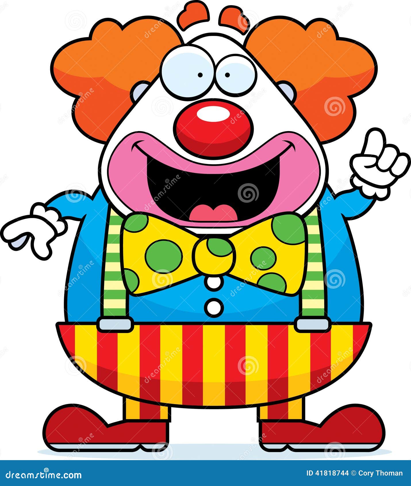 Payaso Idea De La Historieta Ilustración del Vector - Ilustración de ...