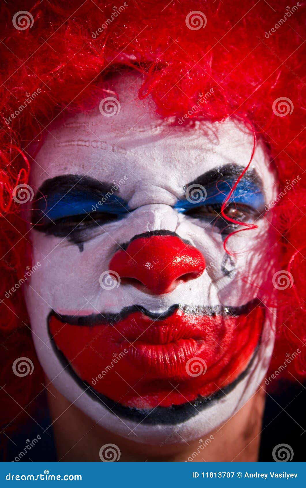 Payaso loco imagen de archivo. Imagen de choque, humor - 11813707