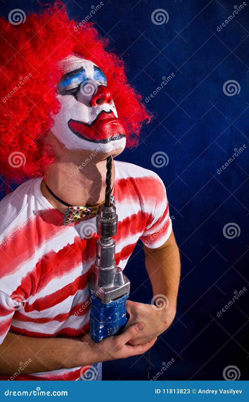 Payaso loco imagen de archivo. Imagen de espeluznante - 11813823