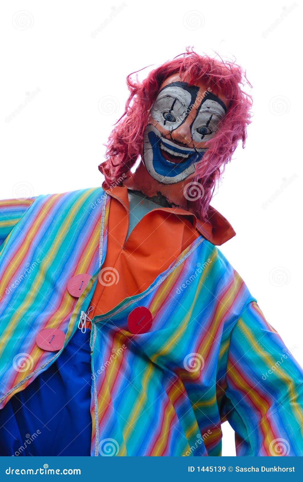 Payaso loco imagen de archivo. Imagen de parque, muestra - 1445139