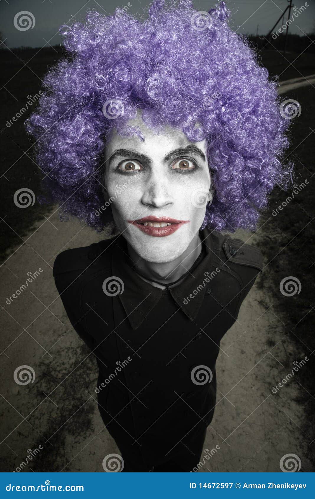 Payaso loco imagen de archivo. Imagen de divertido, hada - 14672597