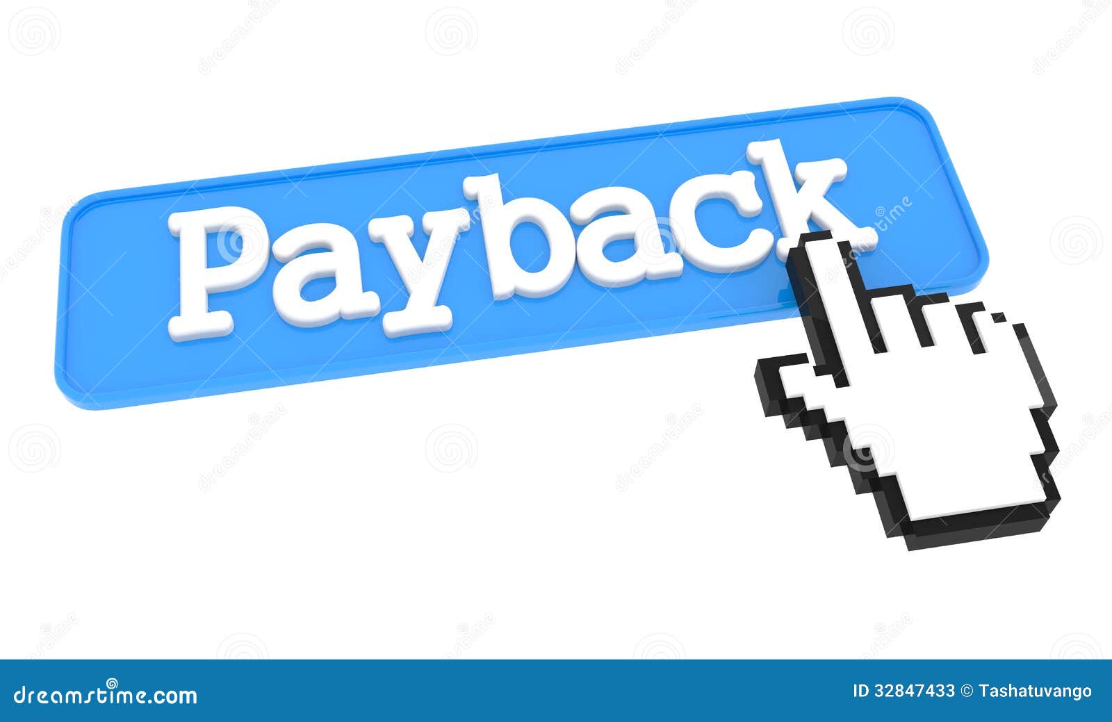 Payback Button. stock illustration. Illustration of sign - 32847433