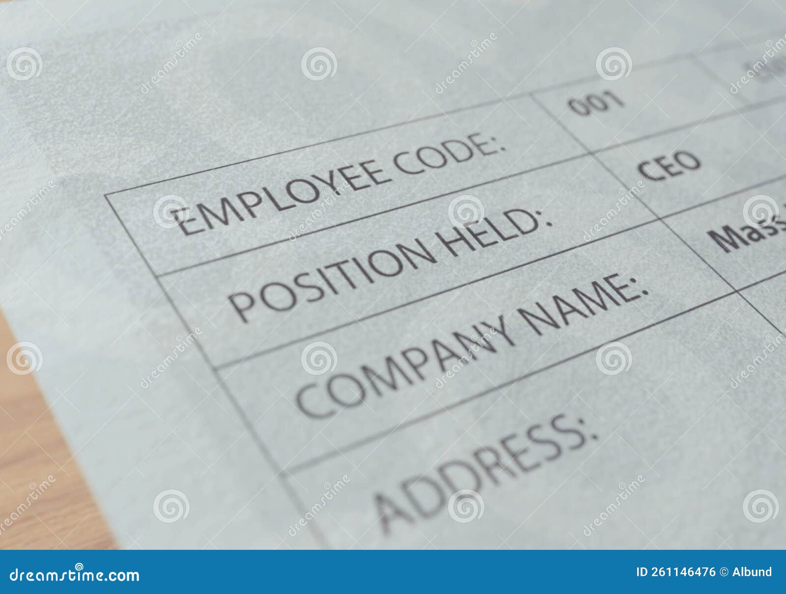 Paycheck Employee Details Royalty-Free Stock Image | CartoonDealer.com ...