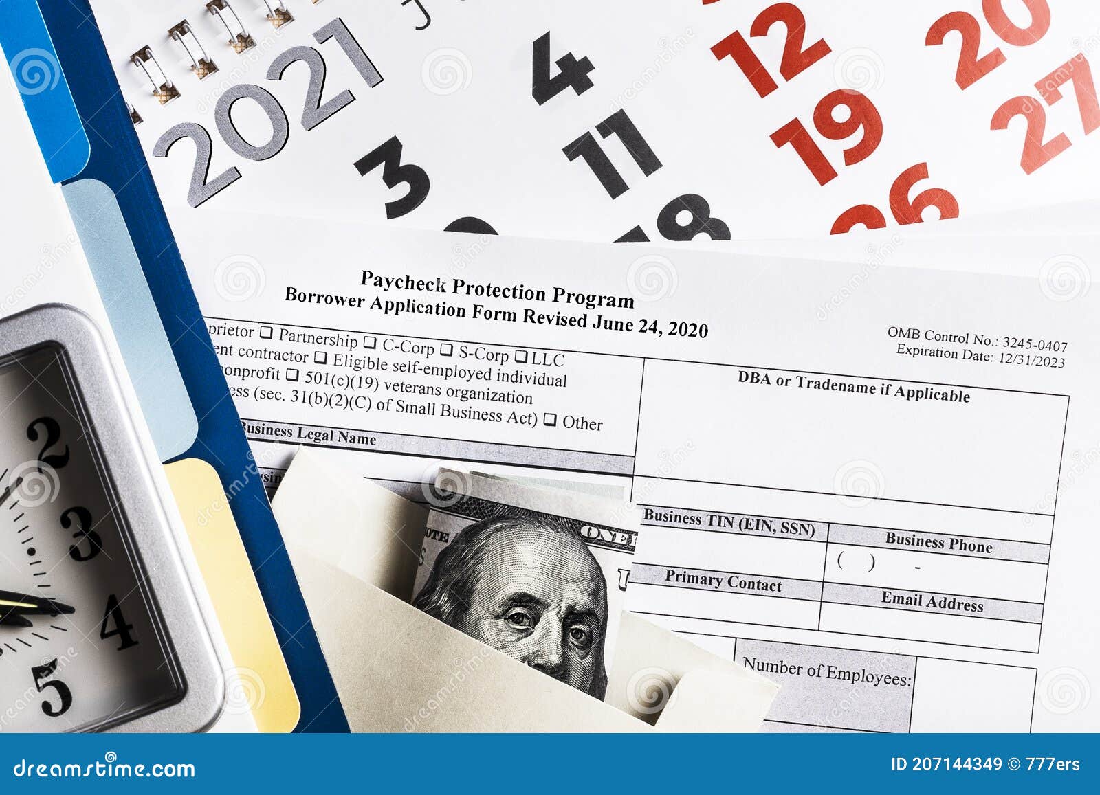 Paycheck Protection Program Second Draw. Borrower Application Form ...