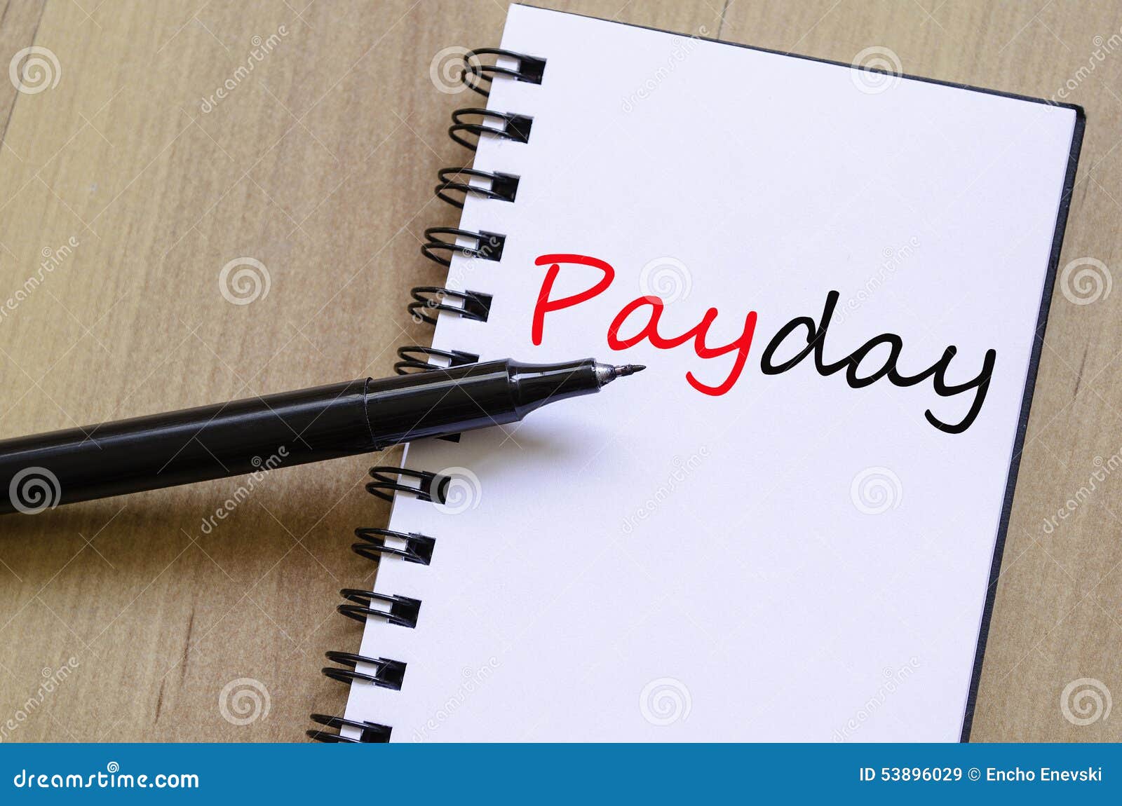 Payday Concept stock image. Image of financial, debt - 53896029