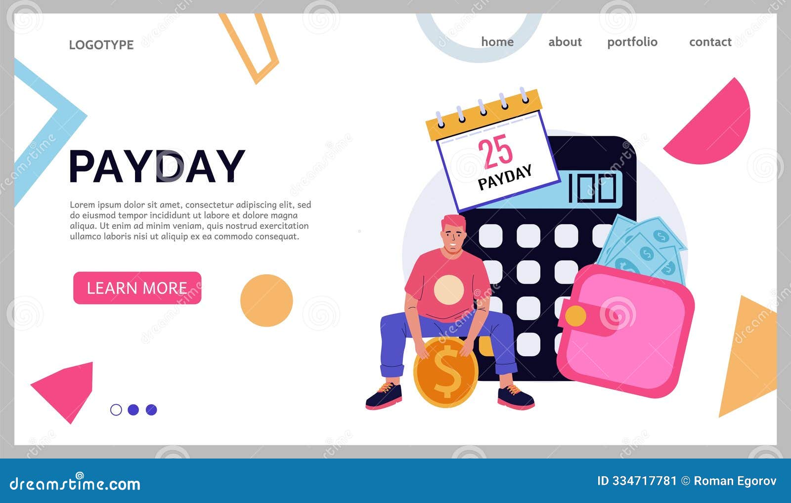 Wage Calculation - Line Design Style Icons Set Cartoon Vector ... Wage Calculation - Line Design Style Icons Set Cartoon Vector ...
