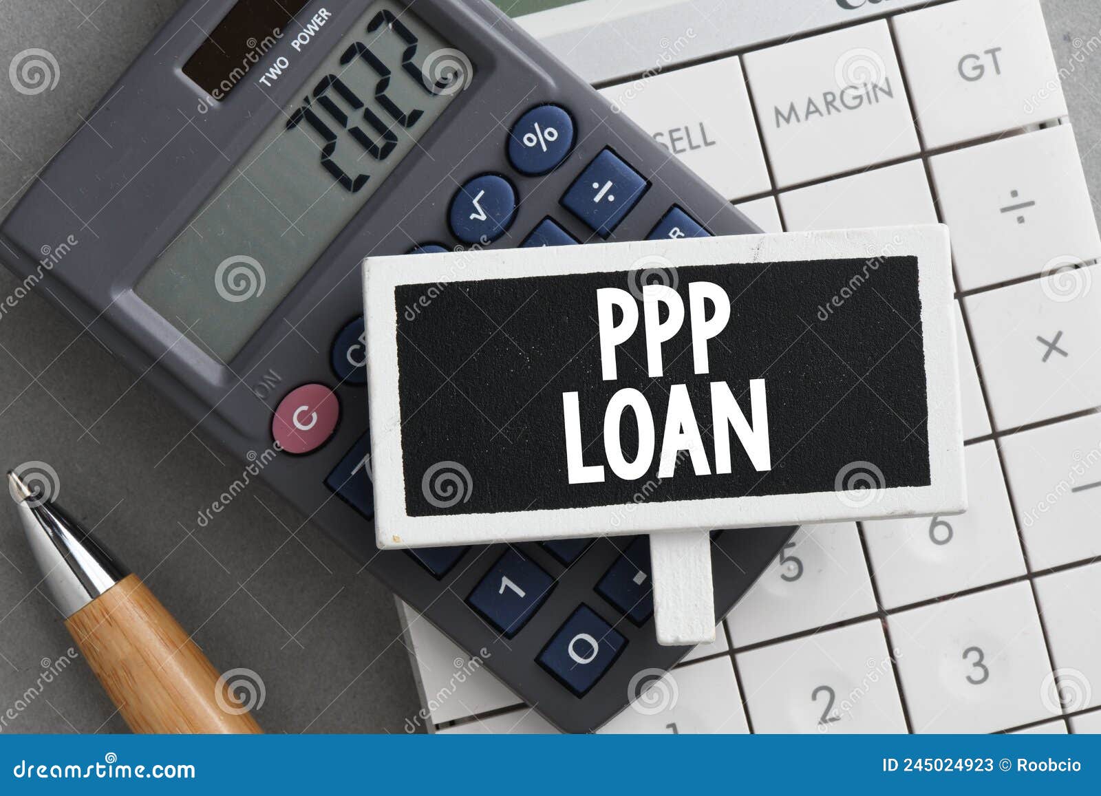 Payday Protection Program PPP Loan. Words on a Small Chalk Board Stock ...