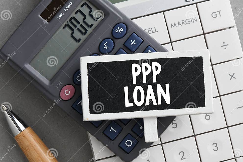 Payday Protection Program PPP Loan. Words on a Small Chalk Board Stock ...