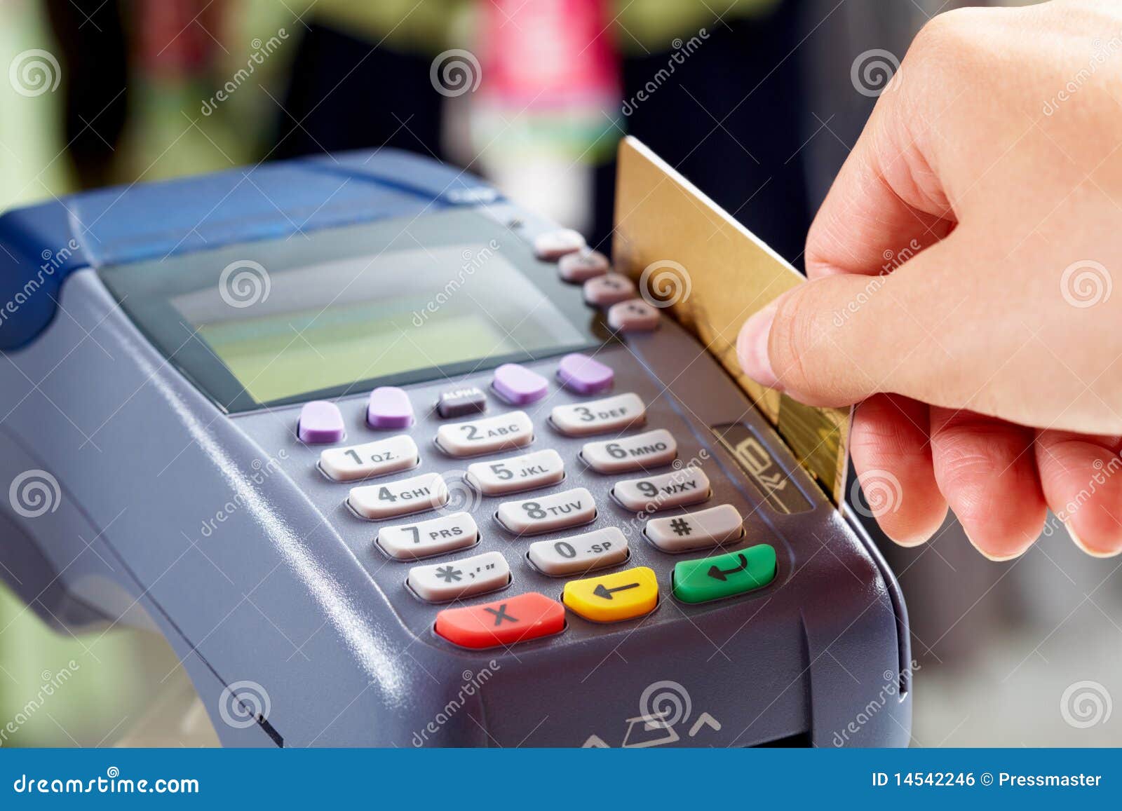 Paying stock photo. Image of holding, credit, debit, consumerism - 14542246