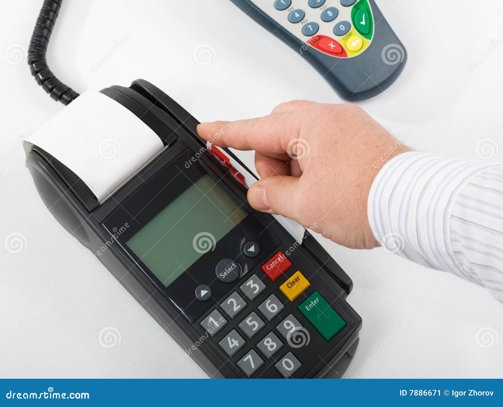 Paying stock image. Image of selling, finance, debit, credit - 7886671