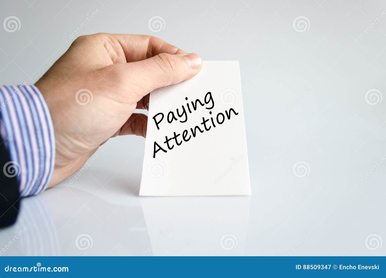 Paying Attention Text Concept Stock Image - Image of conceptual ...