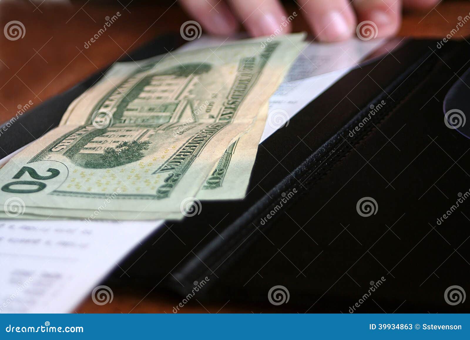 Paying the Bill stock image. Image of payment, bills - 39934863