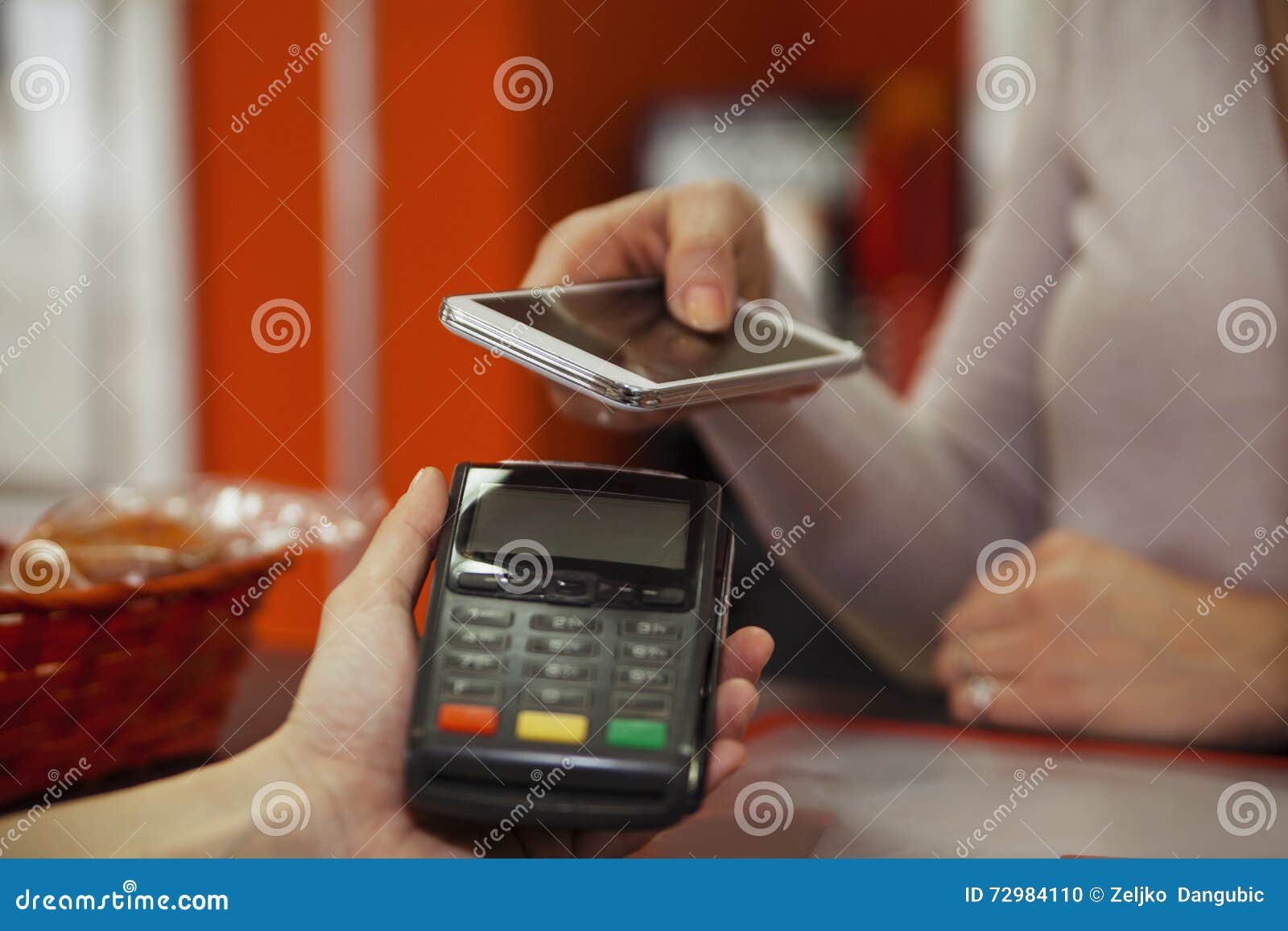 Paying a Bill stock photo. Image of technology, modern - 72984110
