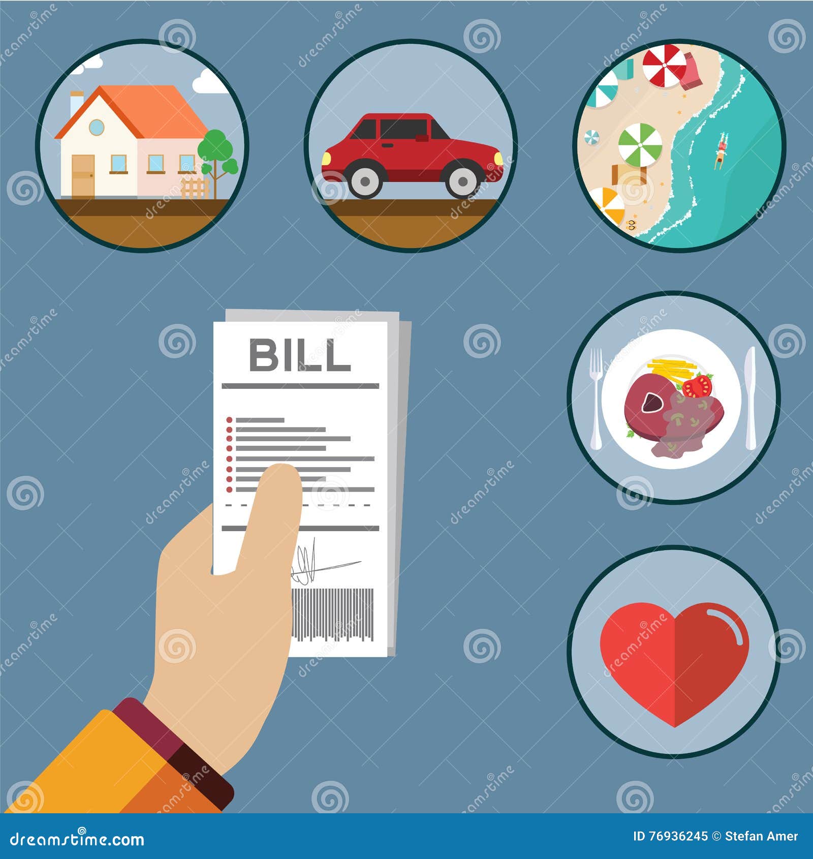 Bills Holding Stock Illustrations – 1,169 Bills Holding Stock ...