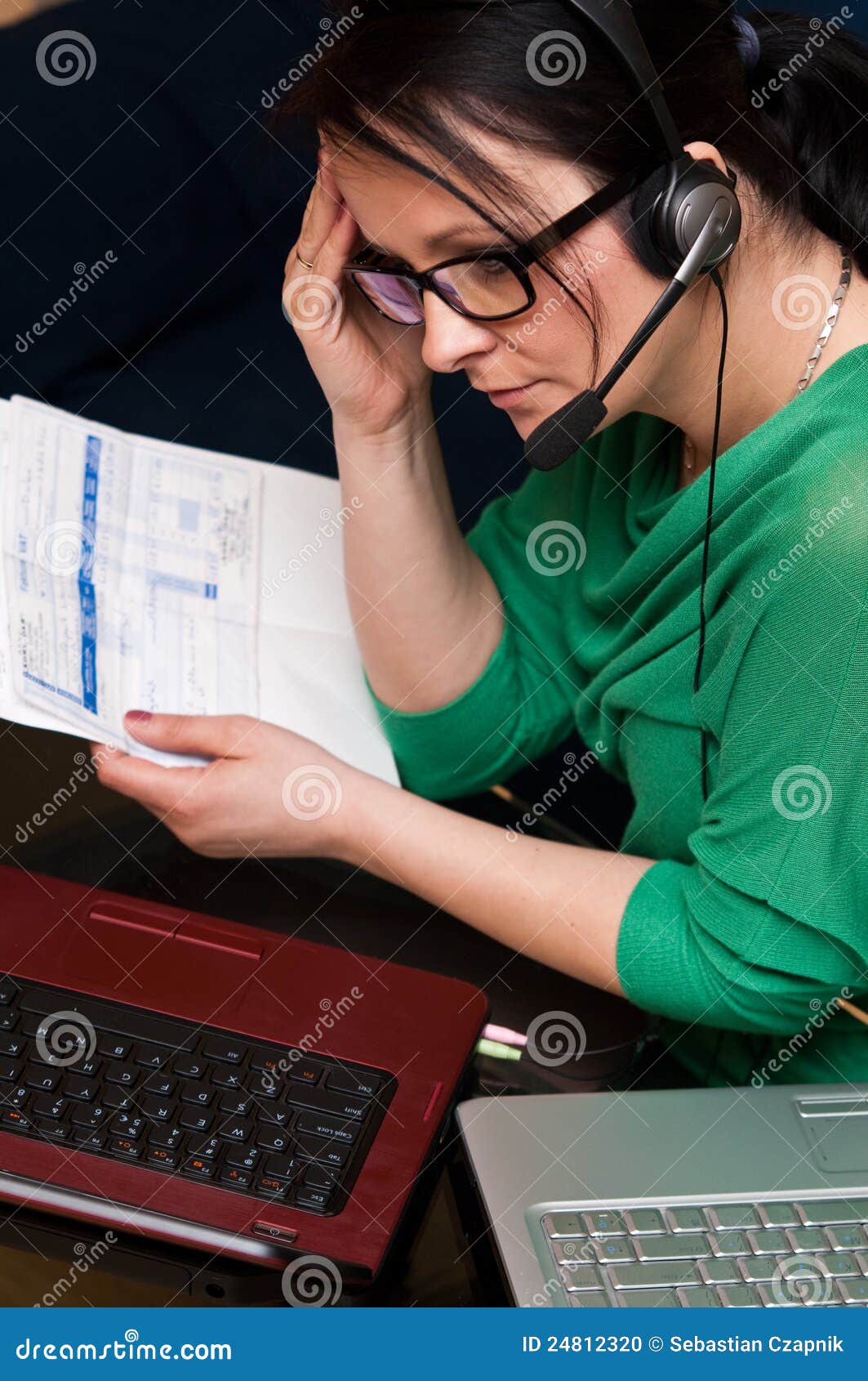 Paying bills online stock photo. Image of freelancer - 24812320