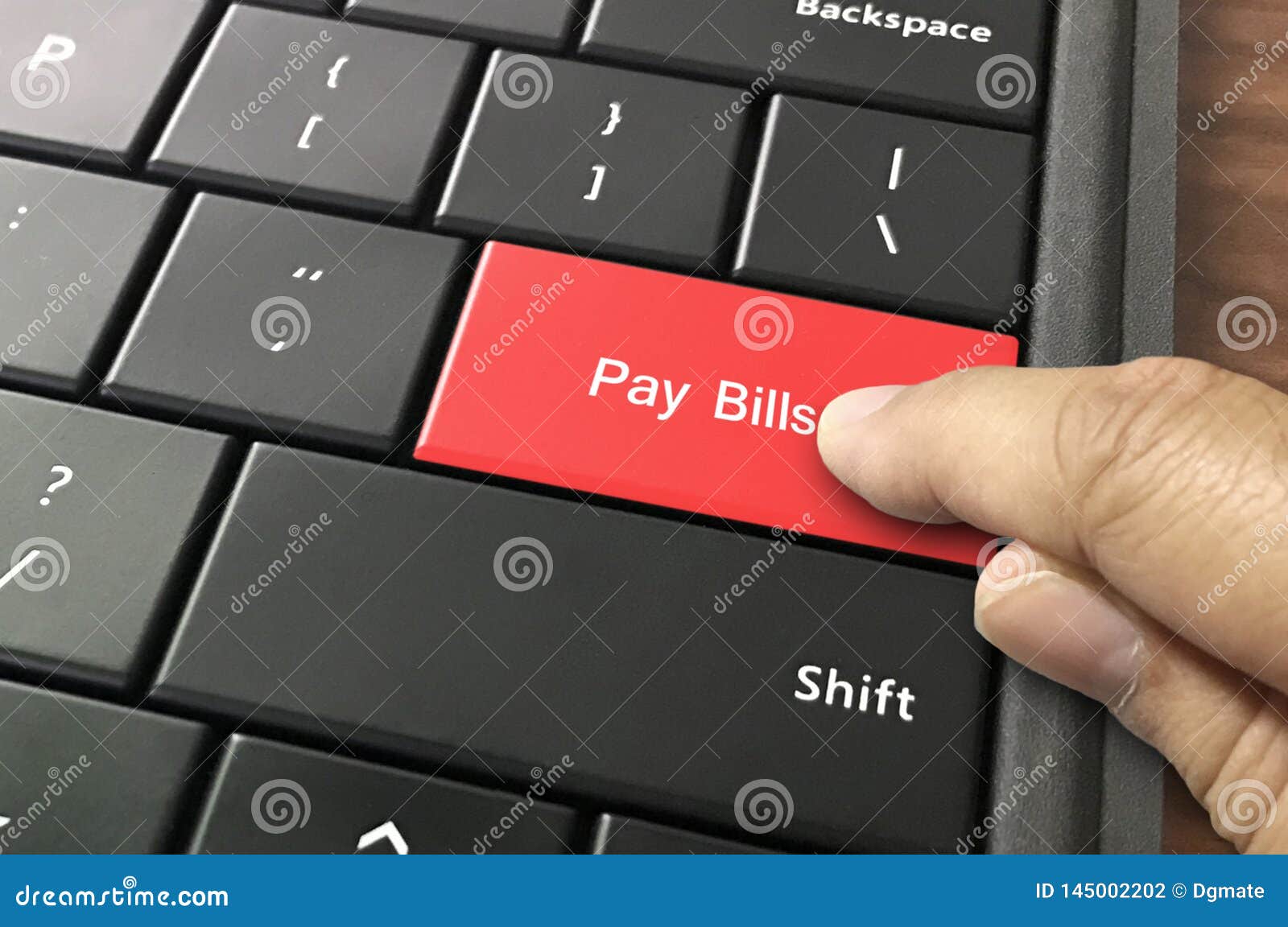 Paying bills online stock photo. Image of decision, transaction - 145002202