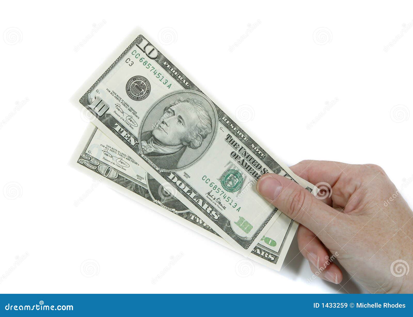 Paying in Dollars stock image. Image of finance, business - 1433259