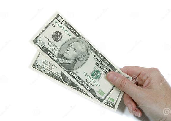 Paying in Dollars stock image. Image of finance, business - 1433259