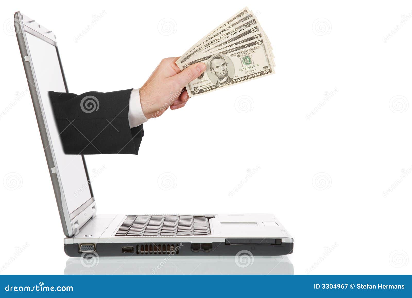Paying online stock image. Image of financial, computer - 3304967
