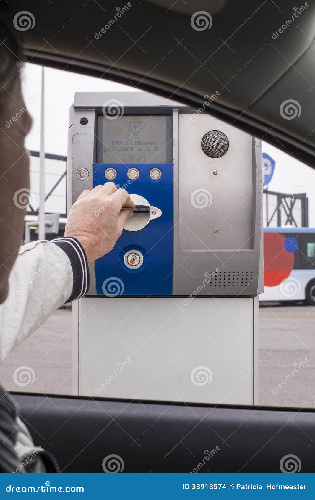 Paying for Parking with Credit Card Stock Photo - Image of male ...