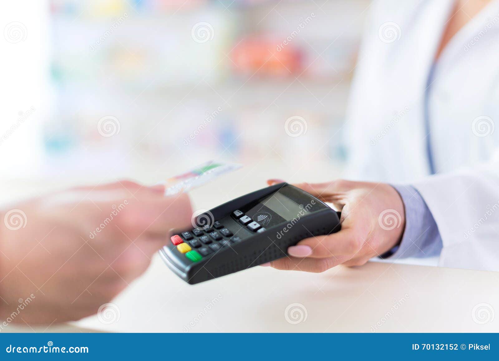 Paying in the Pharmacy stock photo. Image of paying, business - 70132152