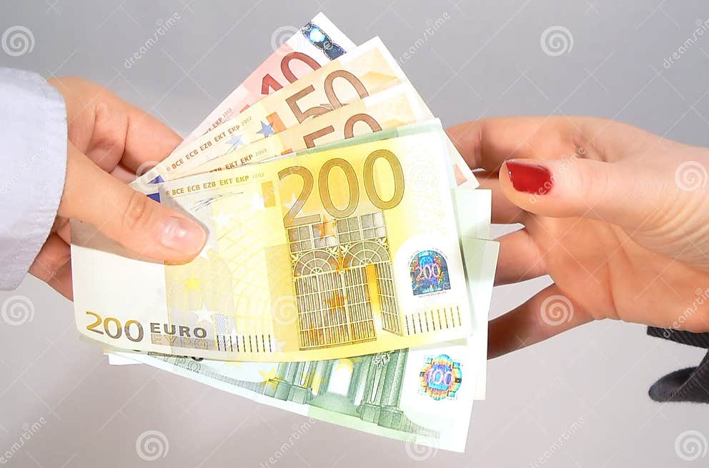 Paying and Receiving the Money Stock Image - Image of offer, money: 7940287
