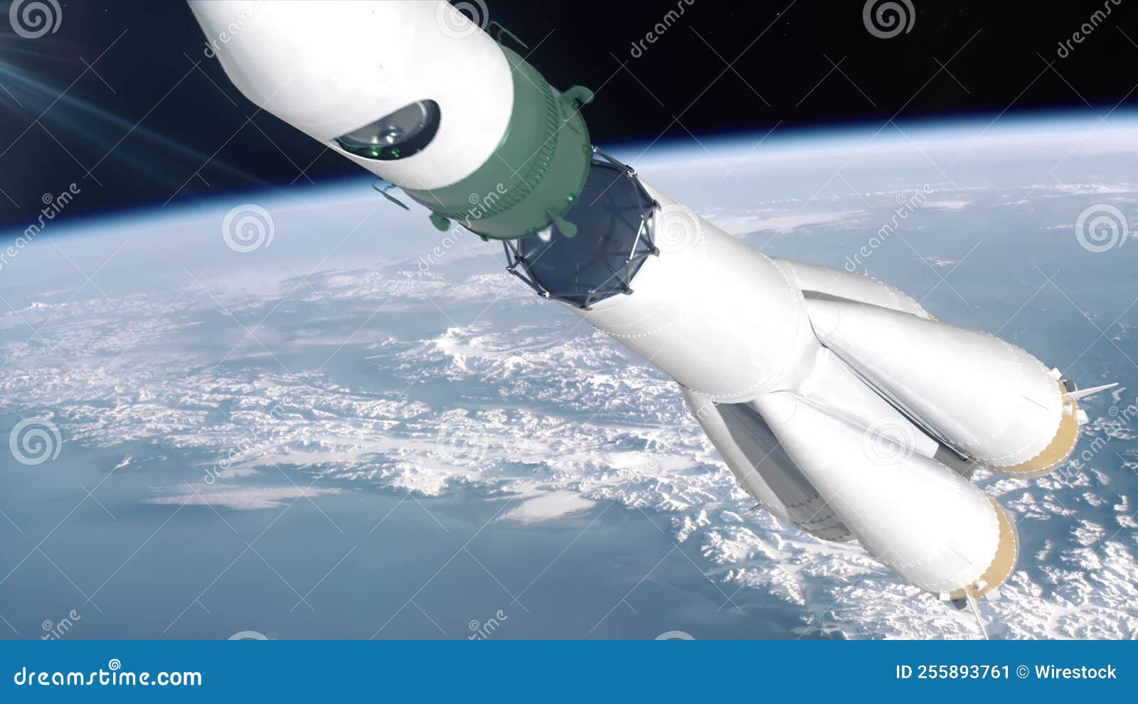 Payload Separation of the Rocket in the Universe with Sun Shining in ...
