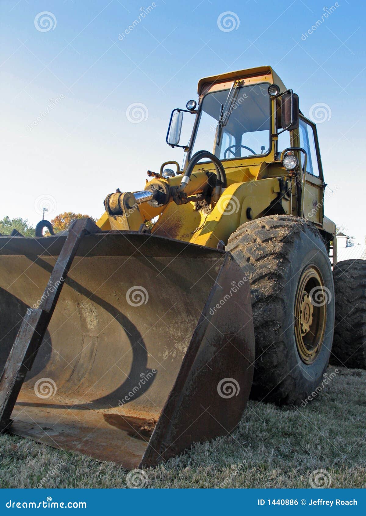 Payloader View stock photo. Image of hoses, knob, nuts - 1440886