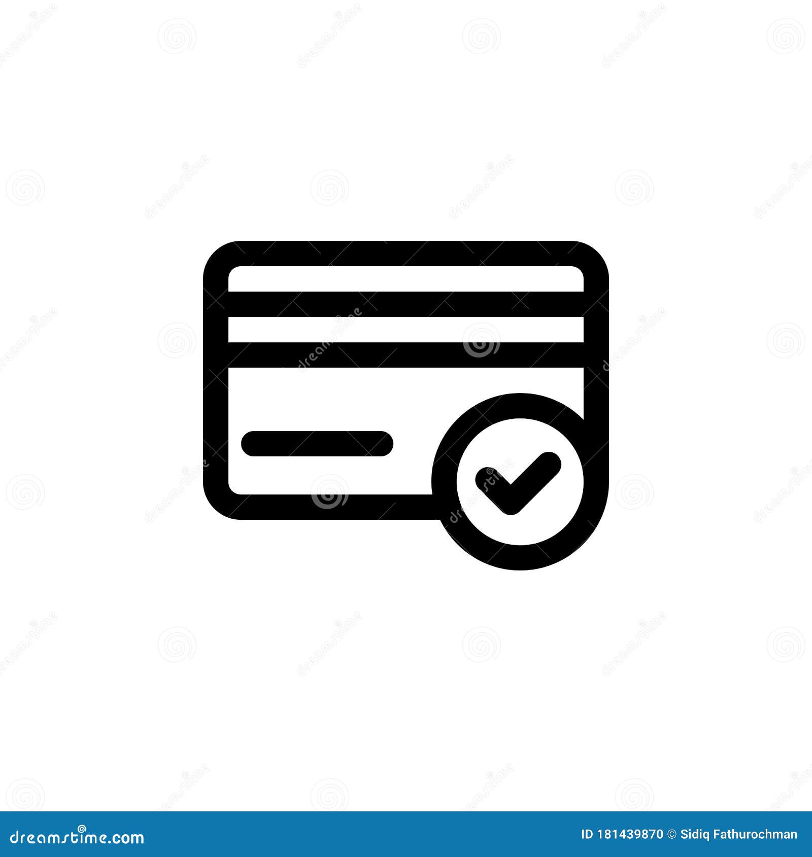 Payment Approved Icon stock vector. Illustration of finance - 181439870