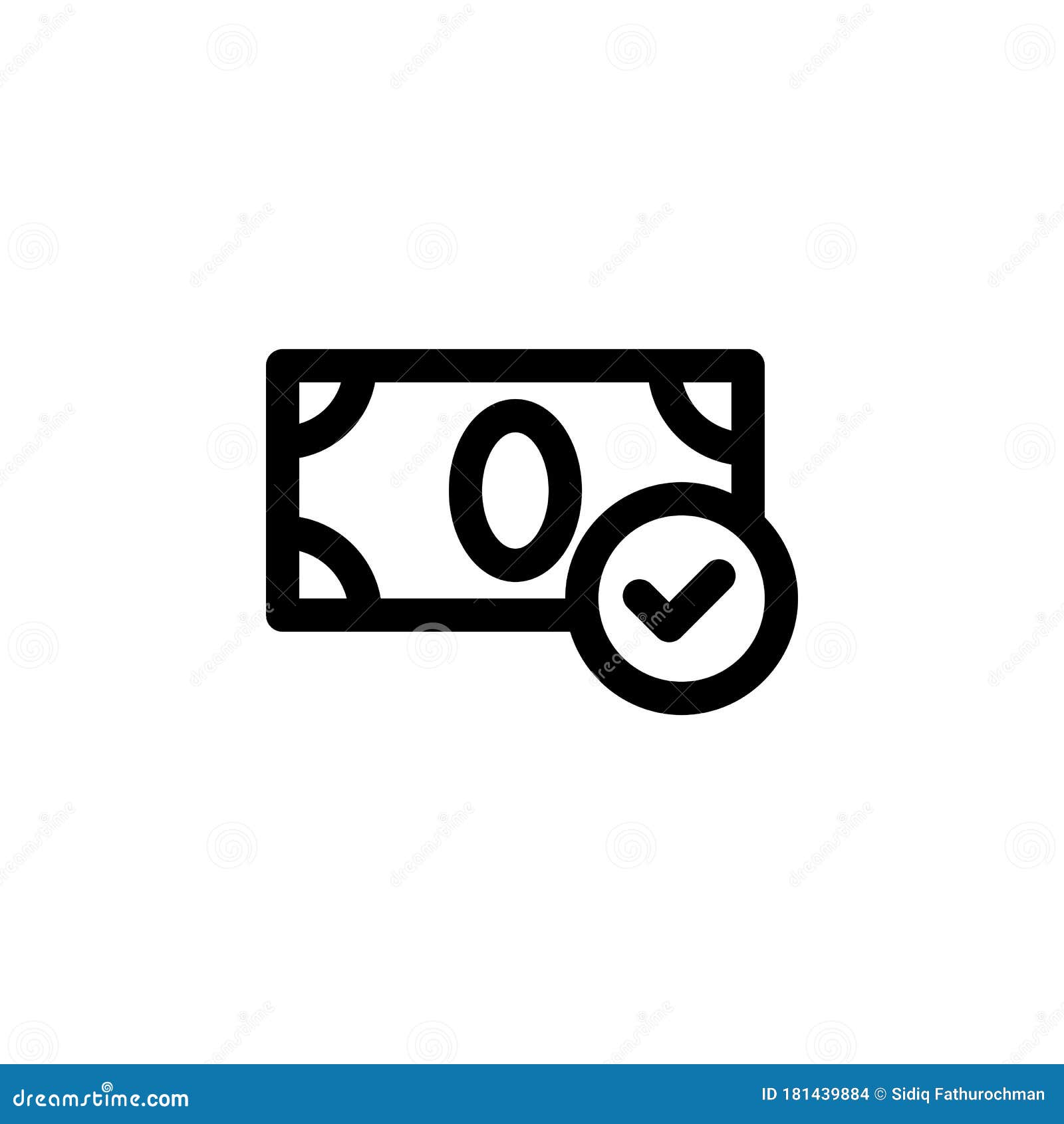 Payment Approved Icon stock vector. Illustration of credit - 181439884