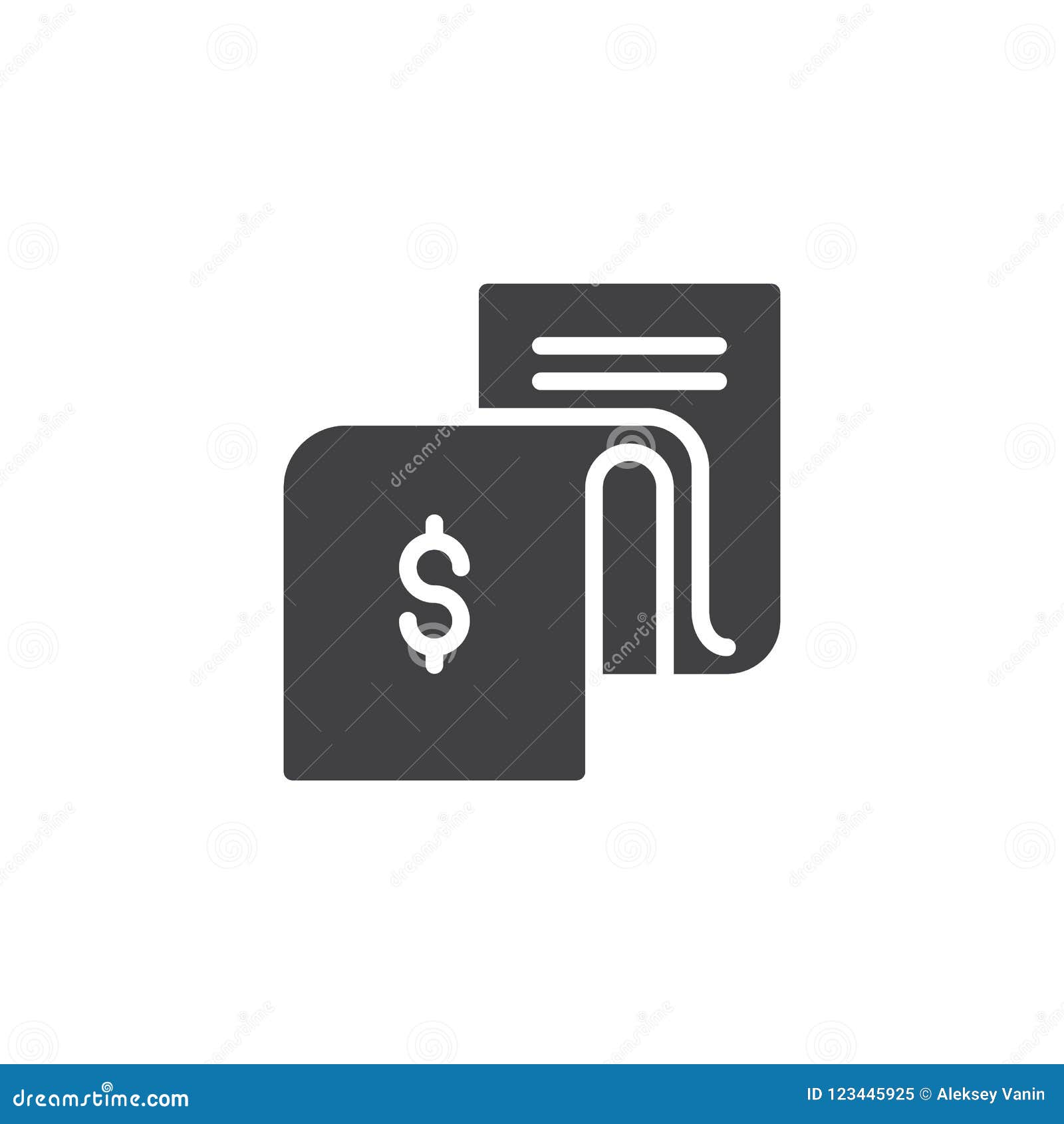 Payment and Billing Invoice Vector Icon Stock Vector - Illustration of ...