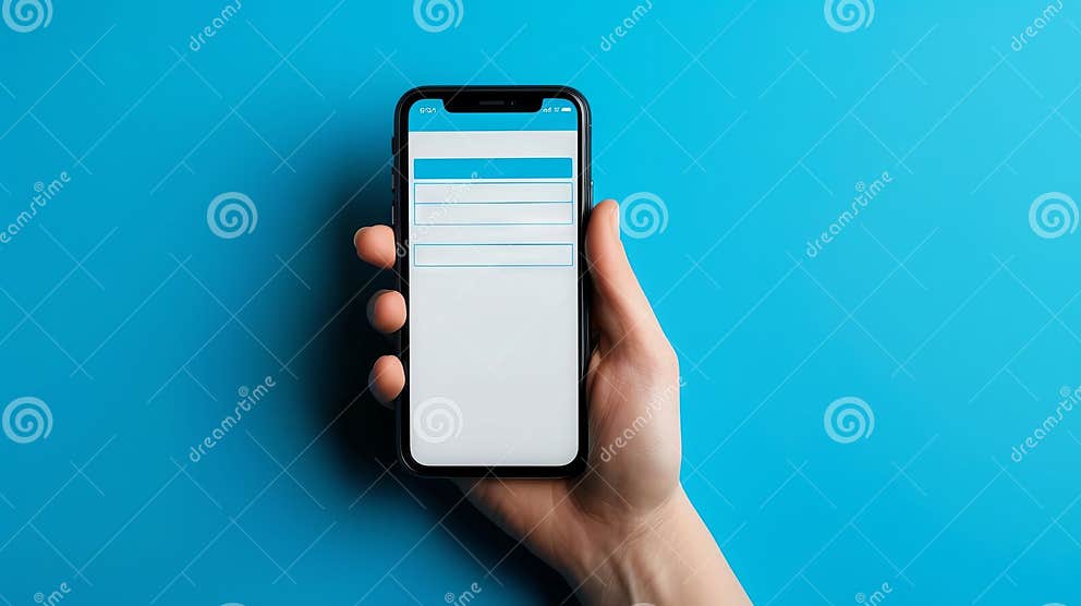 Payment Confirmation Screen on a Mobile Banking App Stock Illustration ...