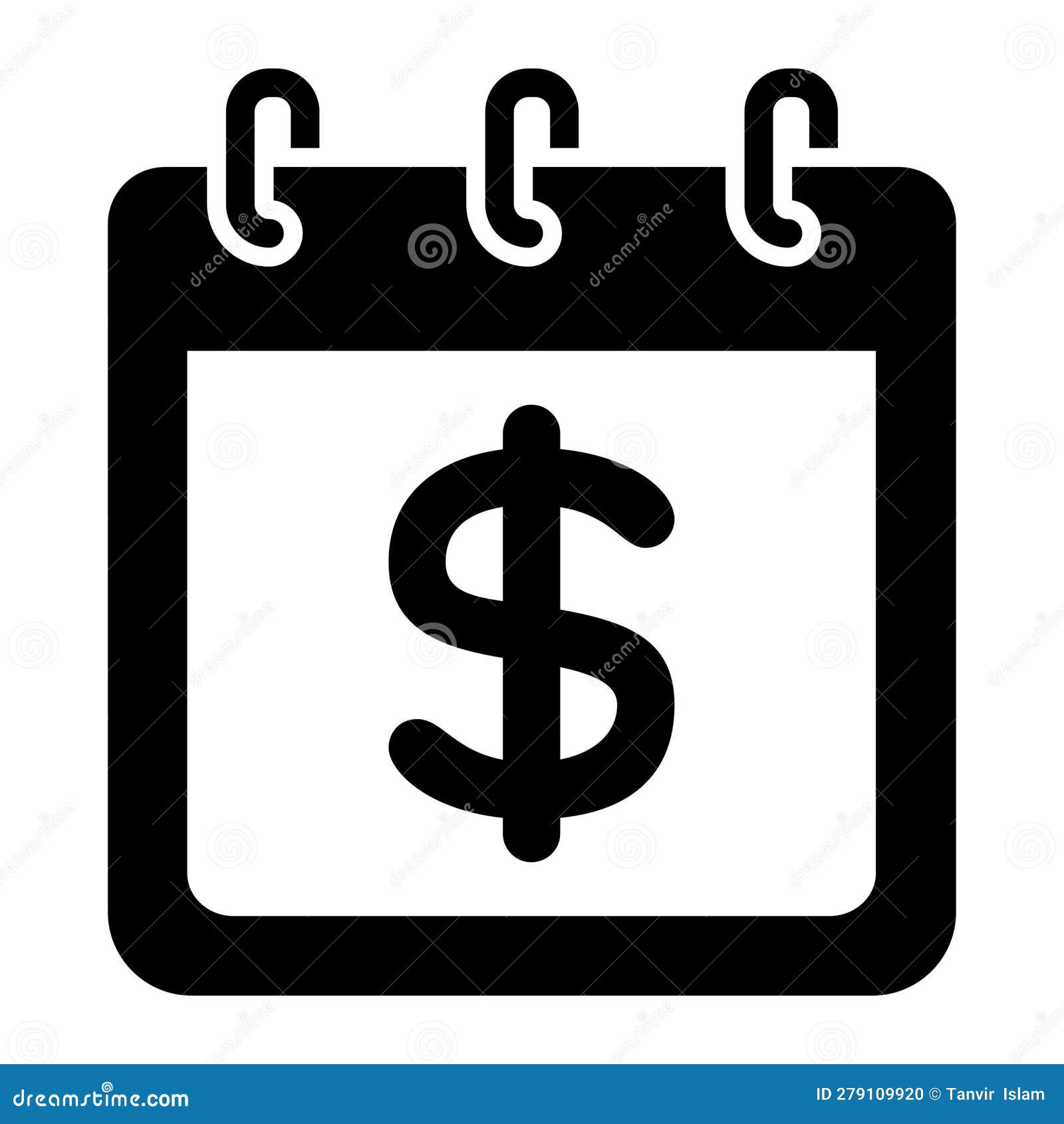 Payment Date Icon stock vector. Illustration of bangladesh - 279109920