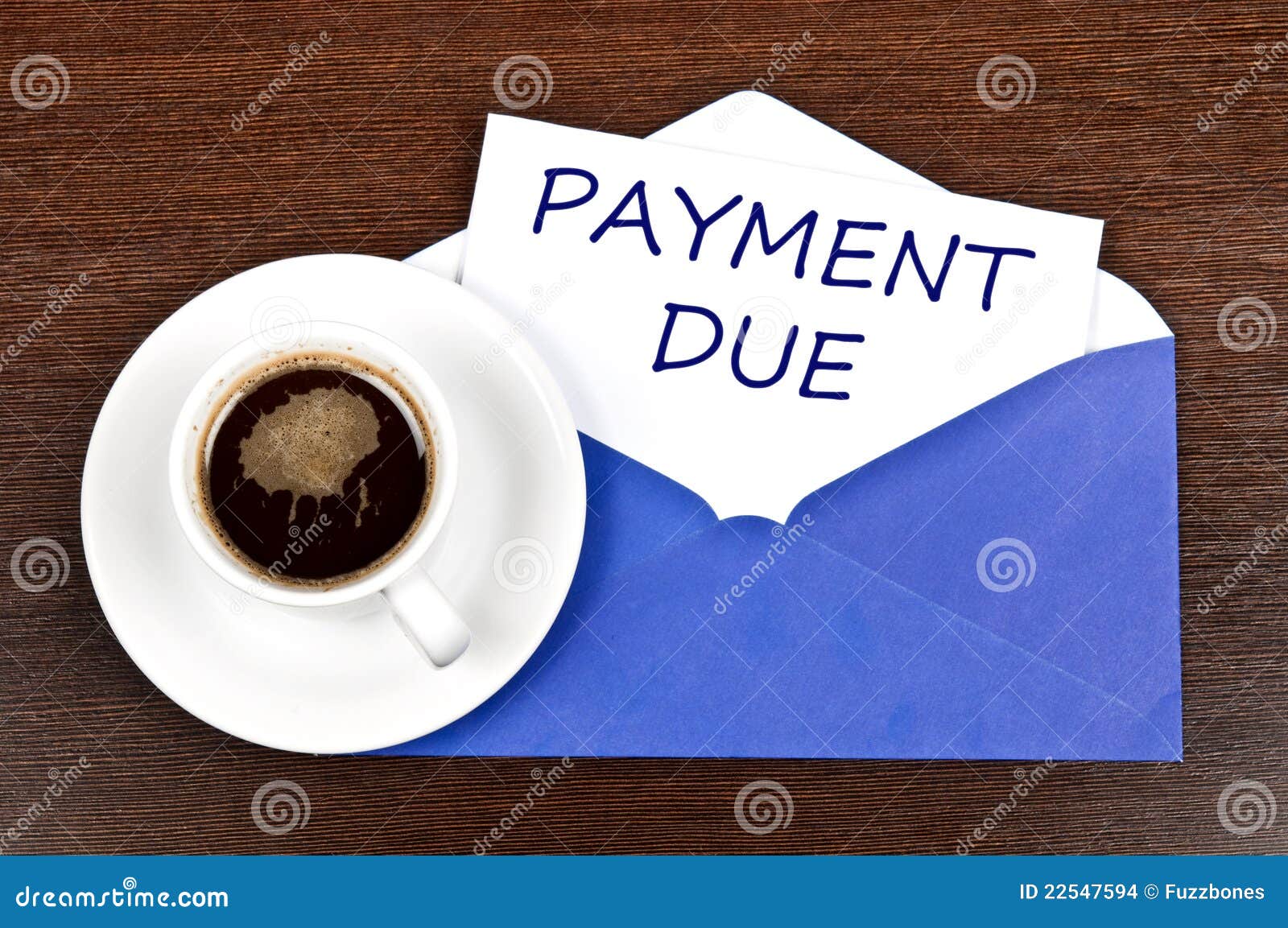 Payment due message stock photo. Image of invoice, office - 22547594