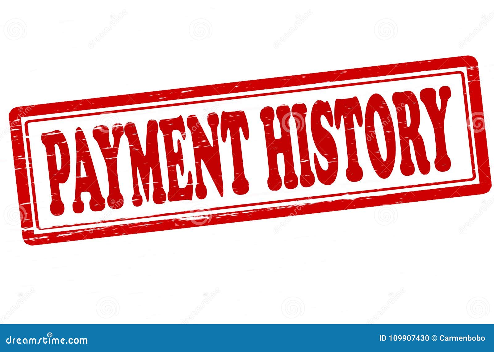 Payment history stock illustration. Illustration of charge - 109907430