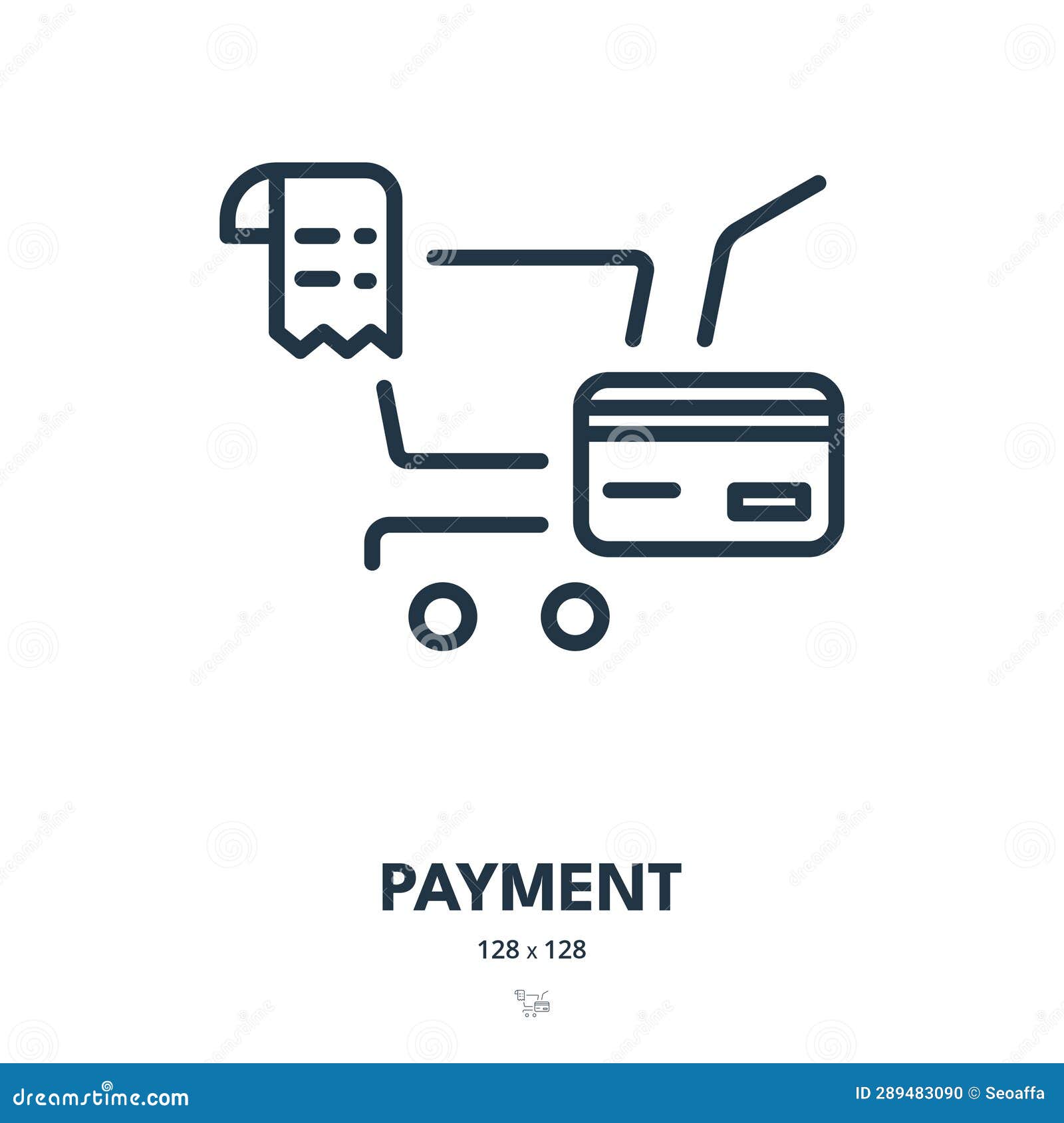 Payment Icon. Shopping, Retail, Purchase. Editable Stroke. Vector Icon ...