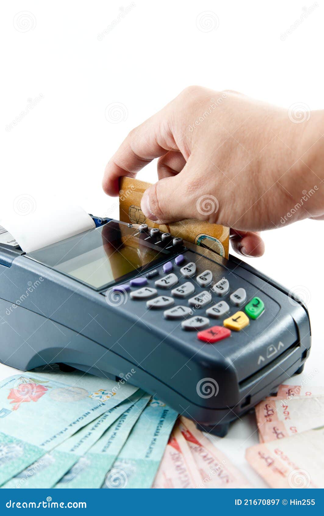 Payment machine stock image. Image of finance, debit - 21670897