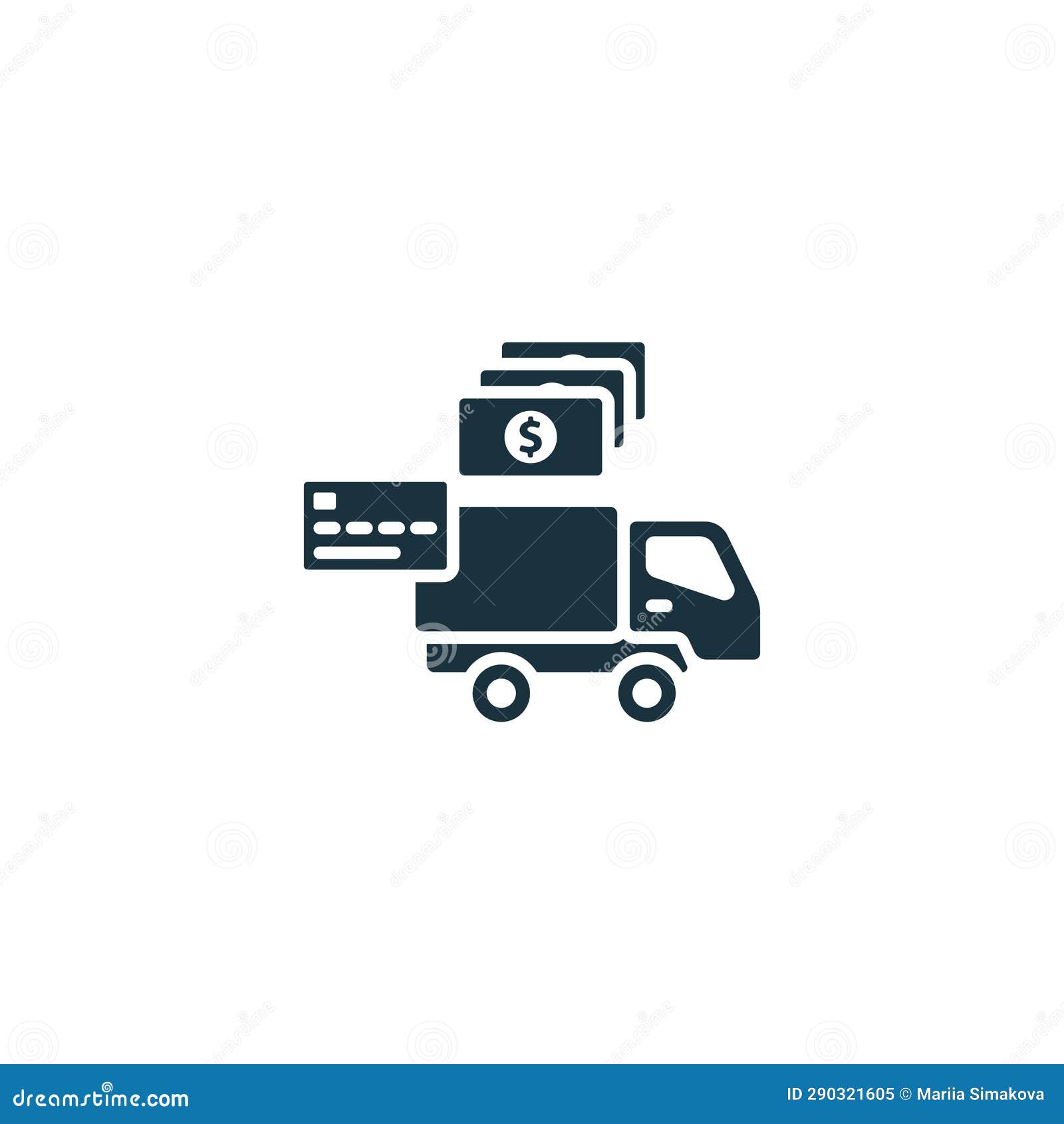 Payment Method Icon. Monochrome Simple Sign from Logistics Collection ...