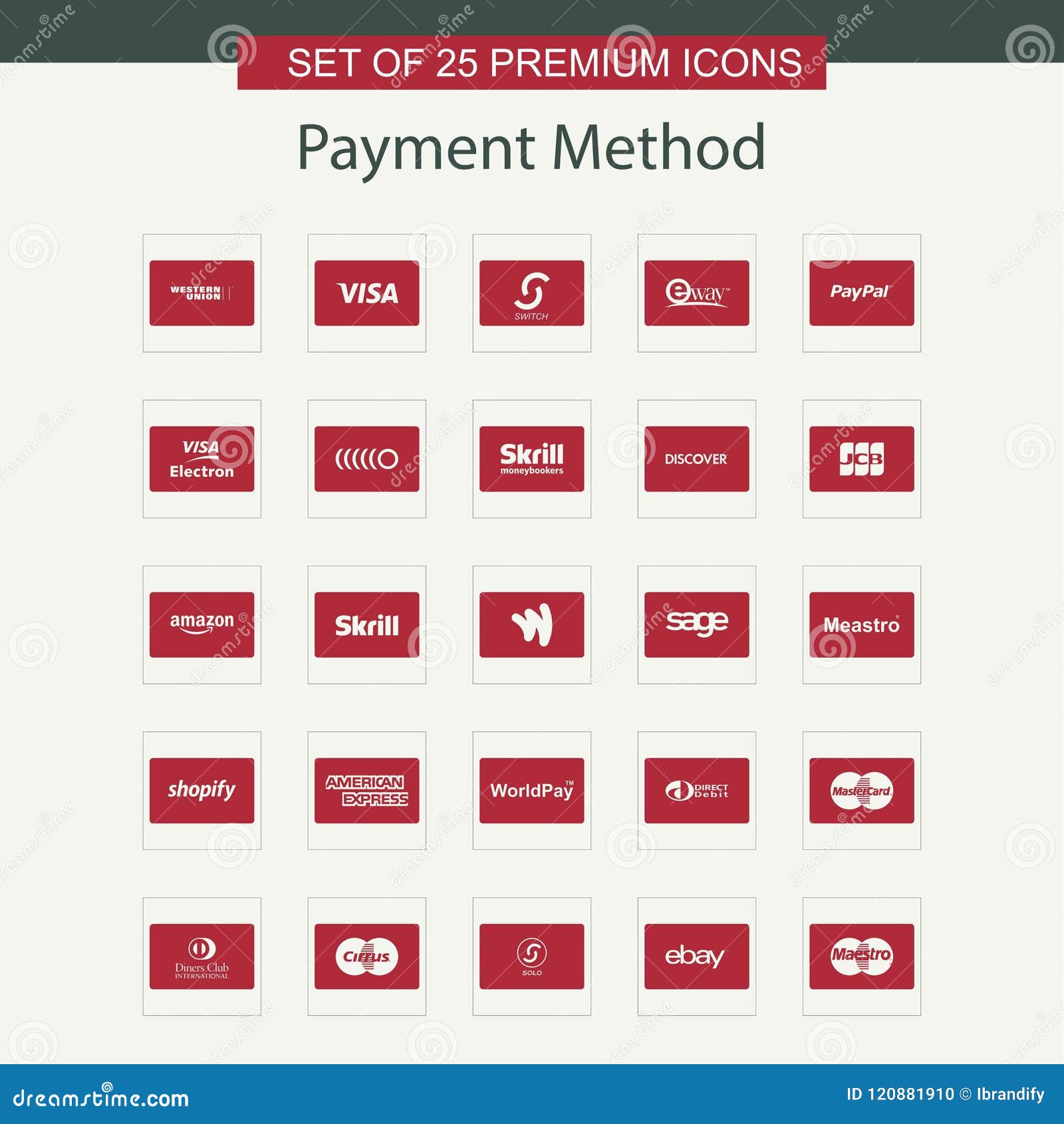 Payment Method Logos Cartoon Vector | CartoonDealer.com #131493047