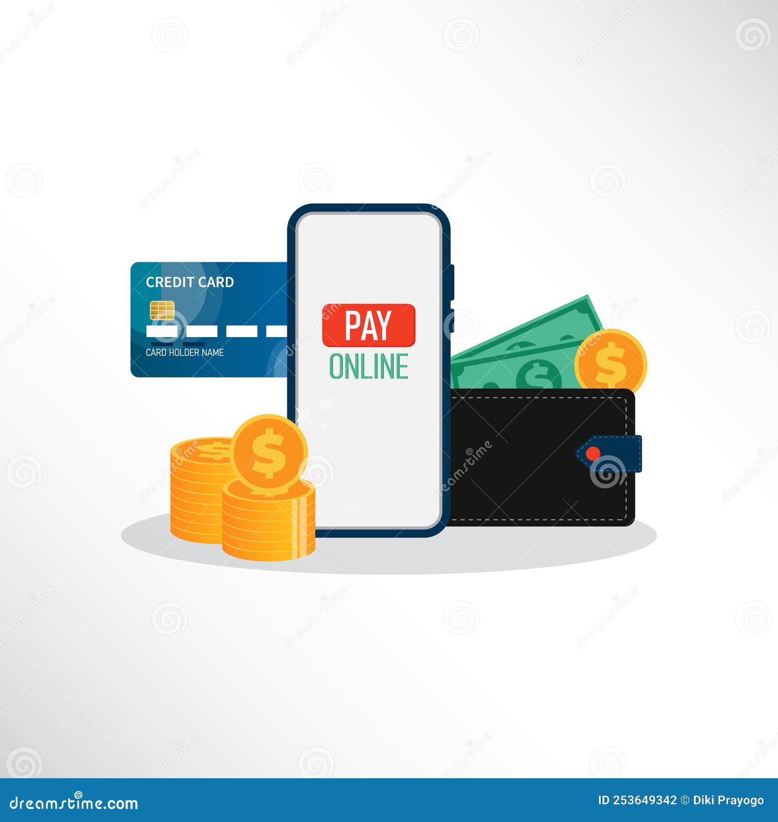 Payment Methods Concept with Various Option To Pay or Transfer Money ... Payment Methods Concept with Various Option To Pay or Transfer Money ...