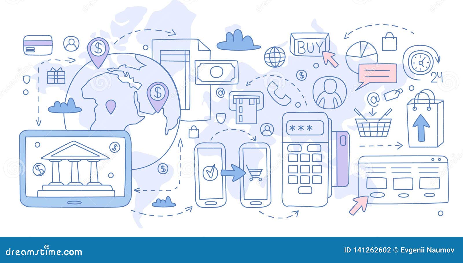 Payment Methods Infographics. Vector Illustration Stock Vector ...