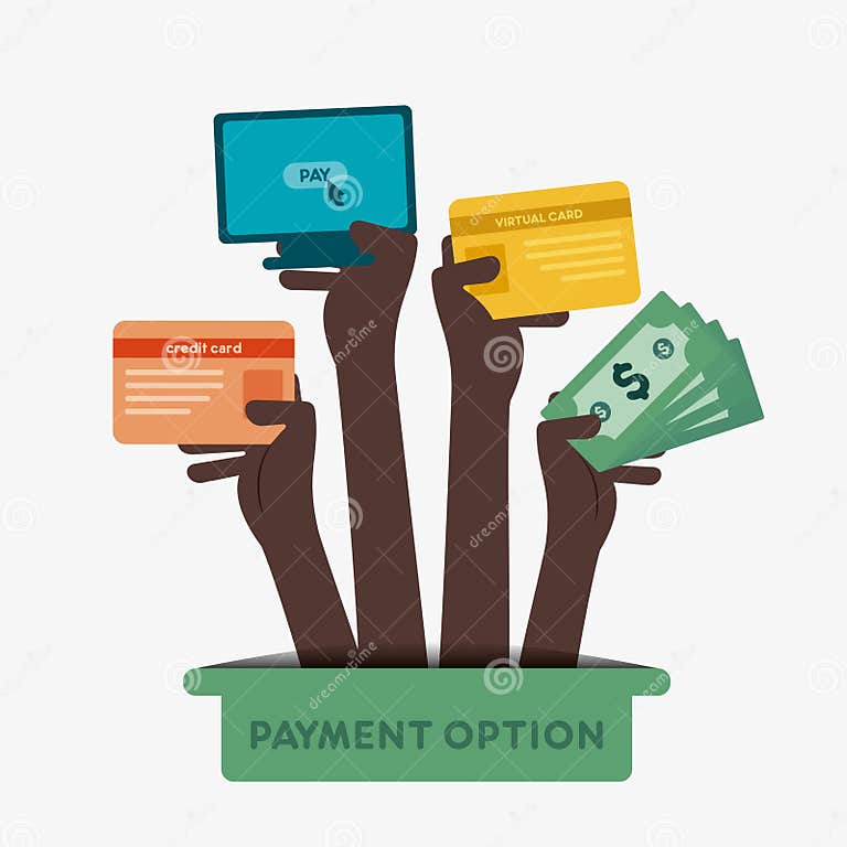 Payment option icon stock vector. Illustration of hand - 40336055