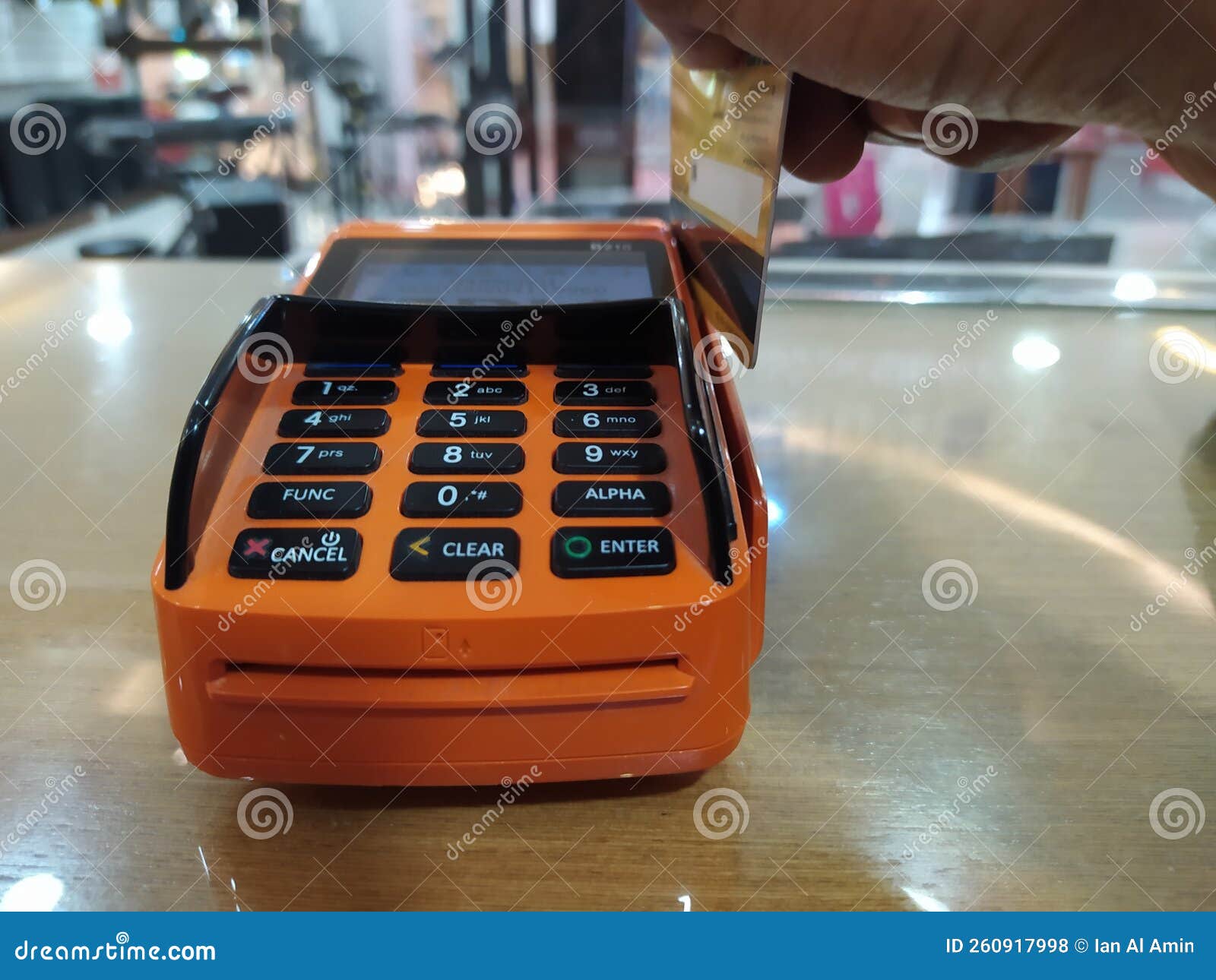 Payment pos terminal stock photo. Image of smartphone - 260917998