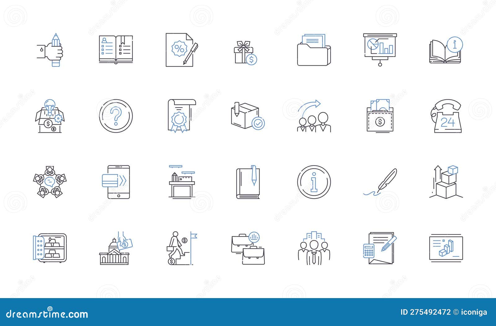 Payment Processing Line Icons Collection. Transaction, Processor ...